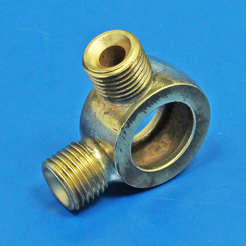 368F: Single SU type Banjo with twin 1/4" BSPP male threaded ...