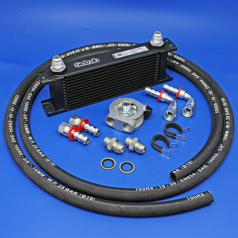 OCF4: Oil Cooler System for Ford V4 and V6 Essex engine without PAS ...