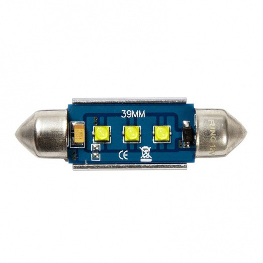 RW239CBLED: LED Premium 12v 5W 239 39mm festoon type bulbs upgrade Pair ...