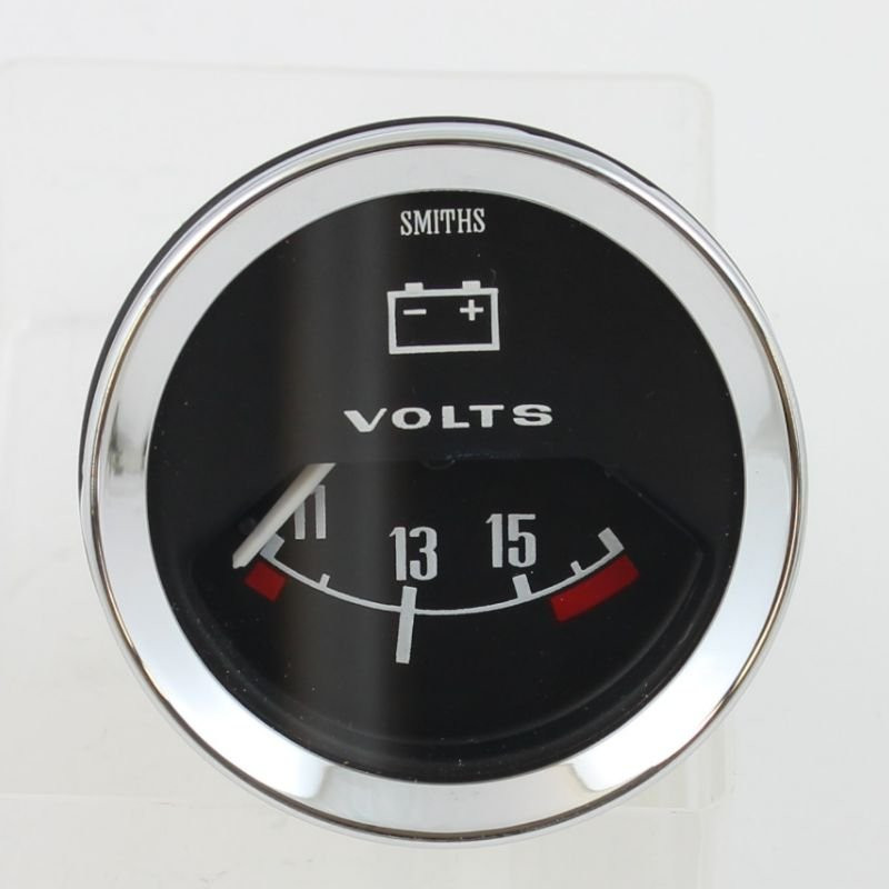 SCV: Smiths Classic Voltmeter - 52mm, 11 to 15 volts quadrant - Smiths ...